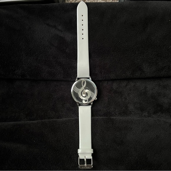 Bolun | Accessories | Bolun White Black Treble Clef Musical Note Watch ...